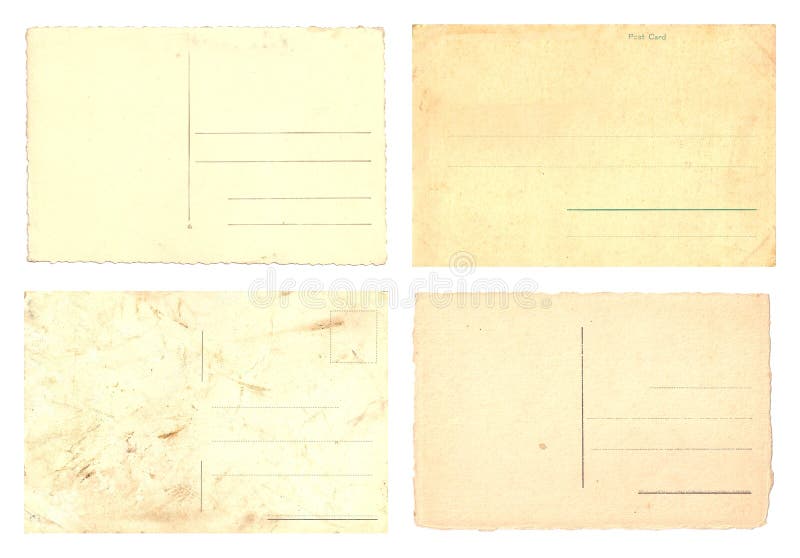 Original Vintage Back Side POSTCARDS with Space for Correspondence and ...