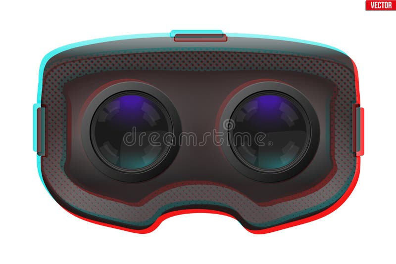 Original VR Headset Inside View Stock Vector - Illustration of digital ...
