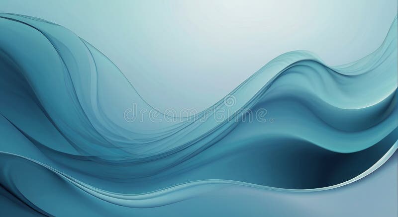 Original Wide Format Abstract Background in Blue and Teal Tones for ...