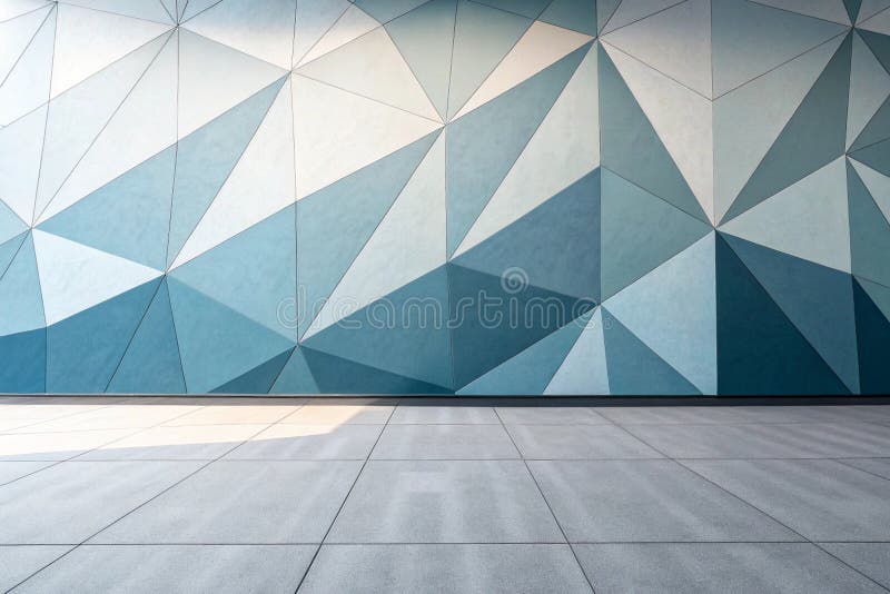 Original Widescreen Grey-blue Geometric Shapes for Presentation Stock ...