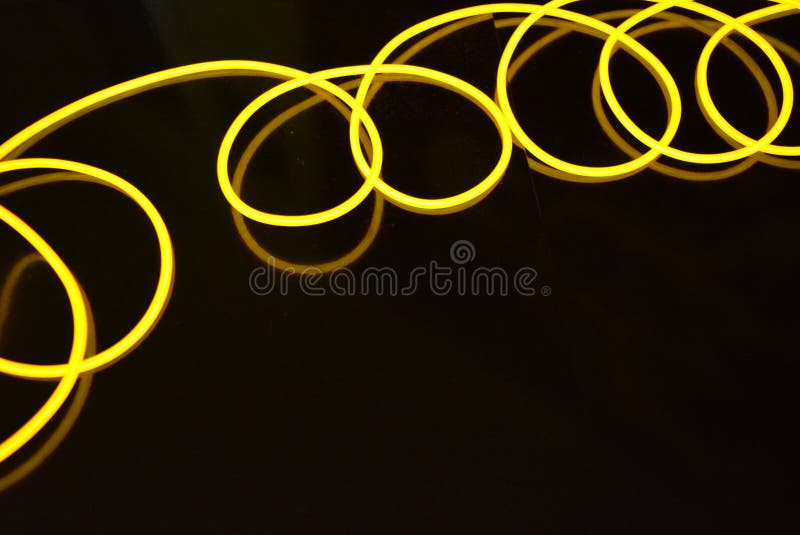 The Original Yellow Lighting of Thick Electoluminescent Wires and Lines ...