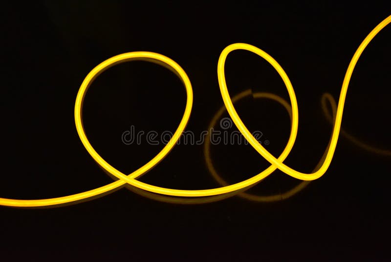 The Original Yellow Lighting of Thick Electoluminescent Wires and Lines ...
