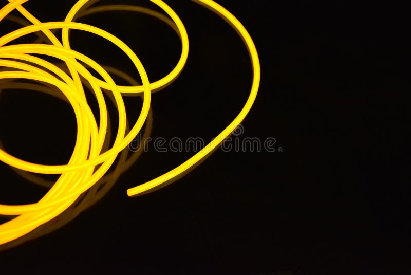 The Original Yellow Lighting of Thick Electoluminescent Wires and Lines ...