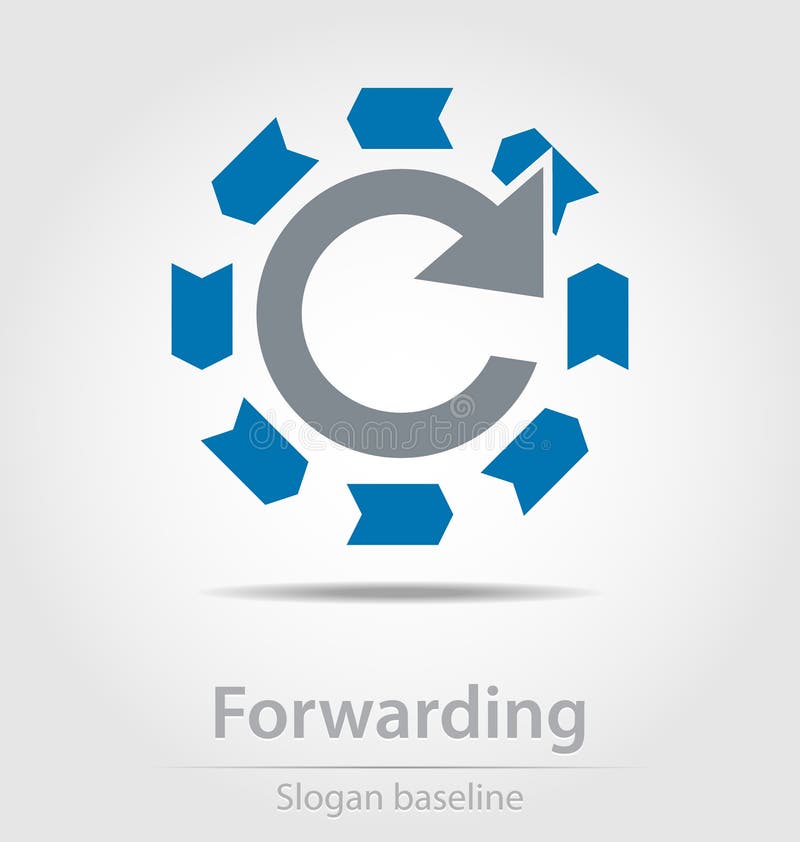 Forwarding Icon. Trendy Flat Vector Forwarding Icon on White Background ...