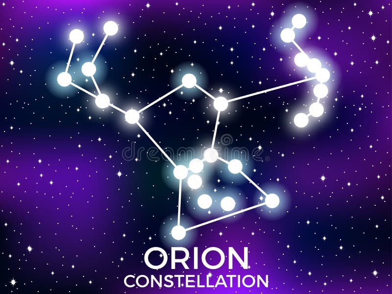 Orion Constellation Stock Illustrations – 1,066 Orion Constellation ...