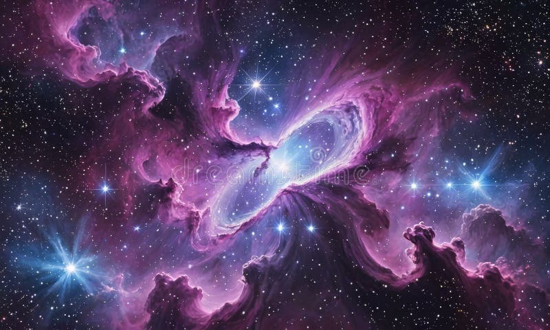 The orion nebula stock illustration. Illustration of astrophysics ...