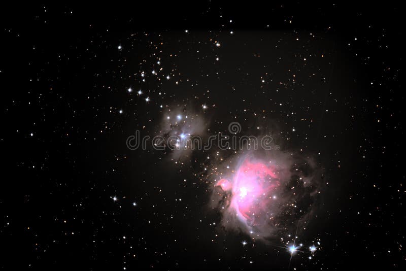 Messier 42 the Orion Nebula M42 Stock Image - Image of dark, focus ...