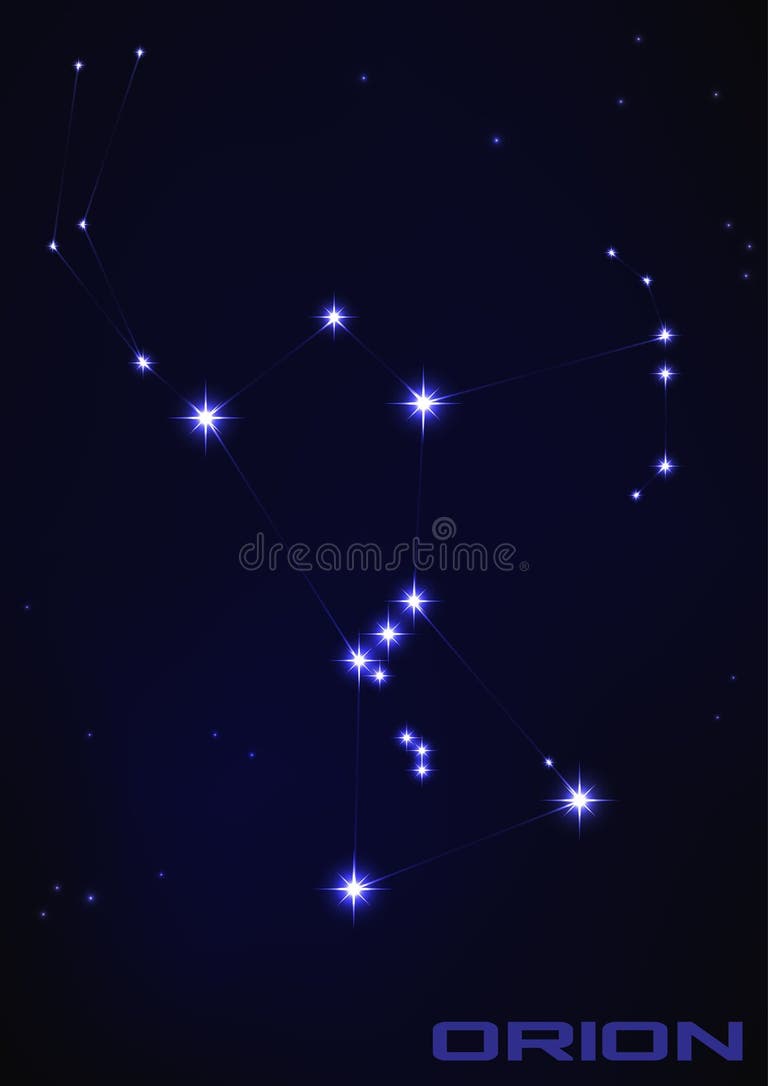 Orion Constellation Stock Illustrations – 1,770 Orion Constellation ...