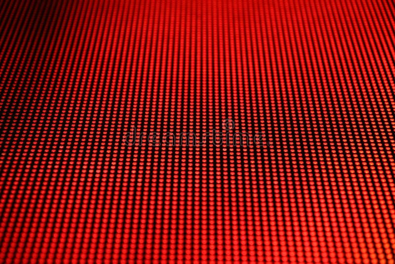 Immagine Dello Schermo LED Rossa Orizzontale Immagine Stock - Immagine ...
