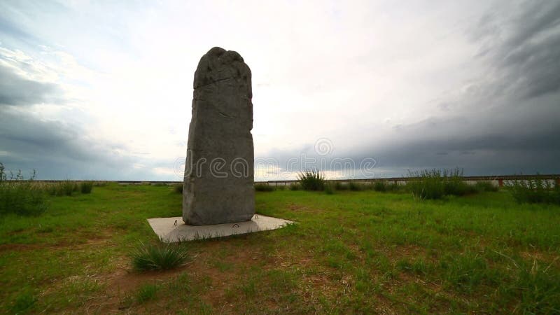 Orkhon Inscriptions, Oldest Turkic Monuments Stock Footage - Video of ...