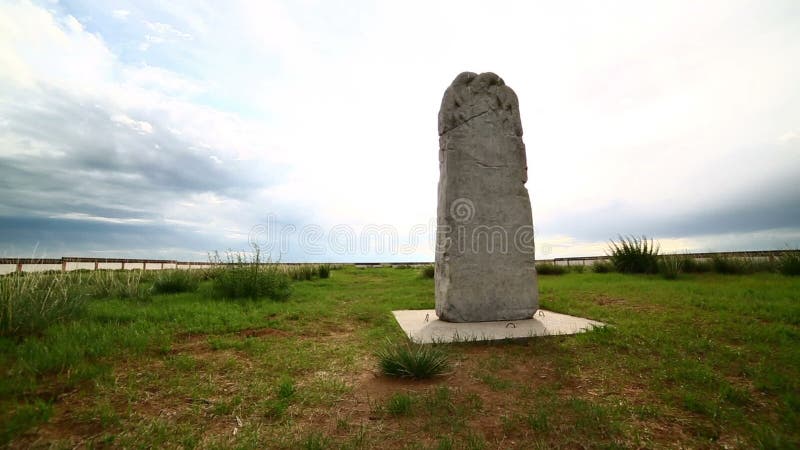 Orkhon Inscriptions, Oldest Turkic Monuments Stock Footage - Video of ...