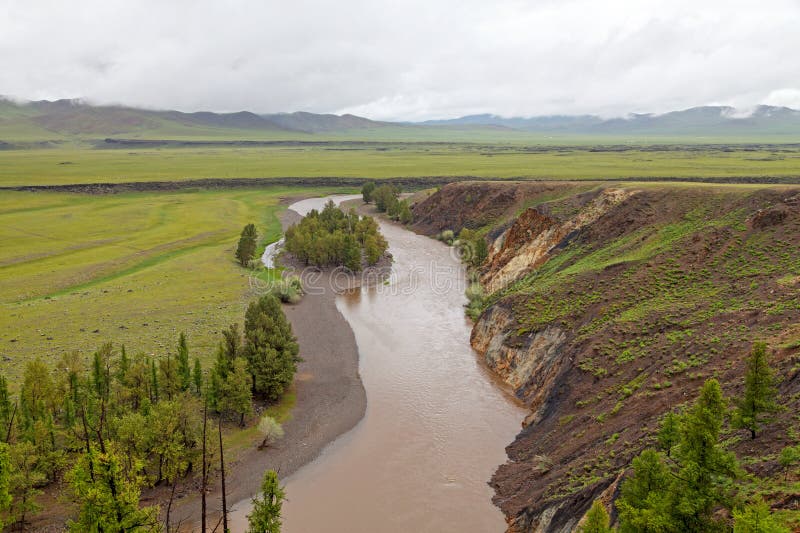 Orkhon River in Mongolia stock image. Image of famous - 288879157