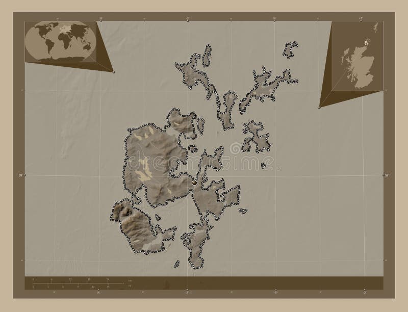 Orkney Islands, Scotland - Great Britain. Sepia. Capital Stock ... Orkney Islands, Scotland - Great Britain. Sepia. Capital Stock ...