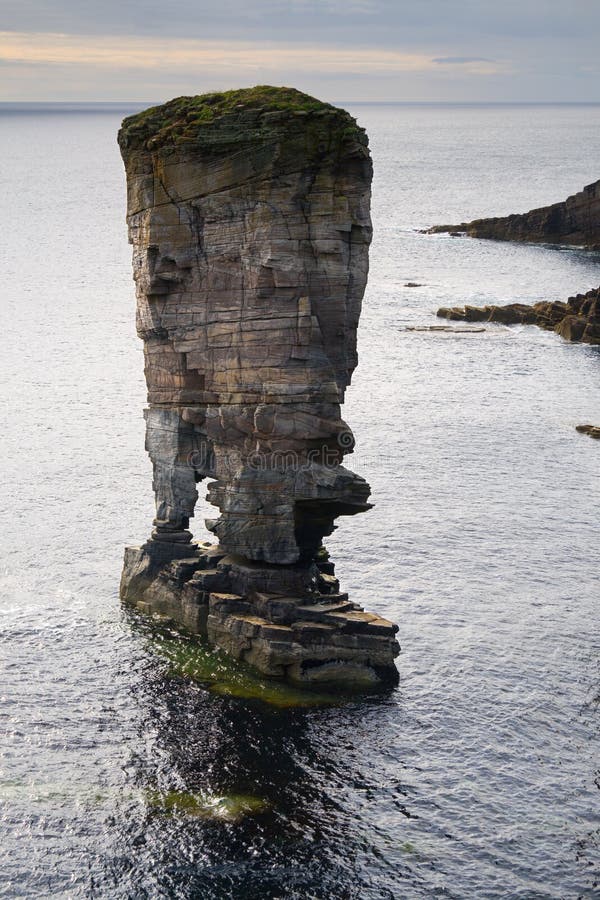 Orkney seastack stock image. Image of pillar, nature, scenery - 4002787