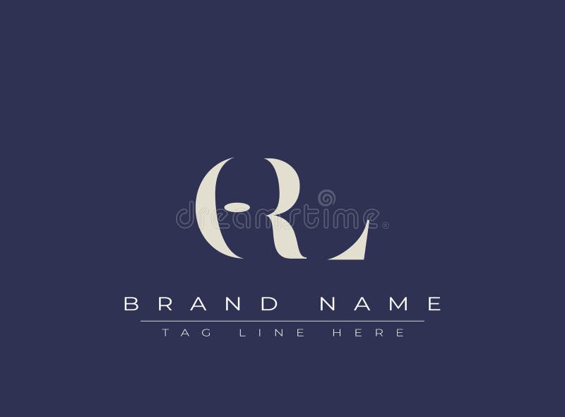 ORL Abstract Letter Logo Design Stock Vector - Illustration of clip ...