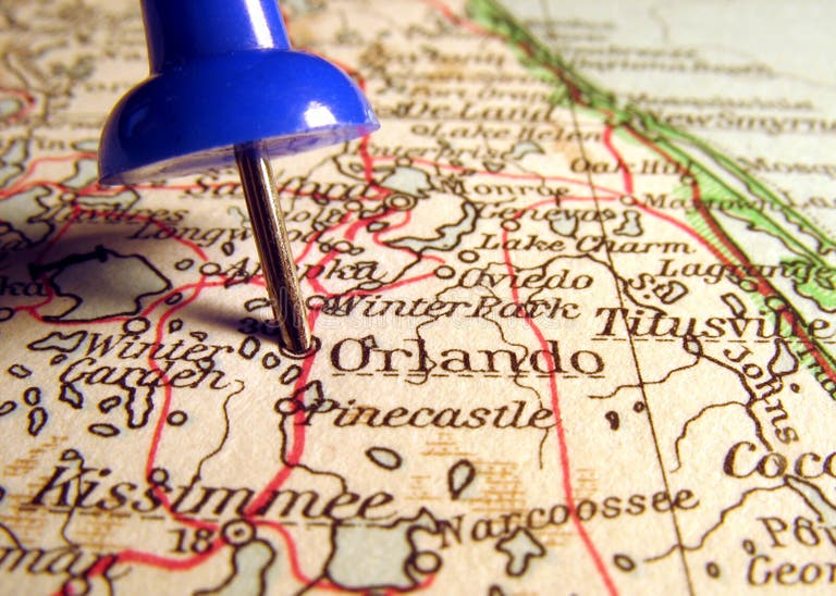 Orlando, Florida stock image. Image of atlas, border, city - 3010449