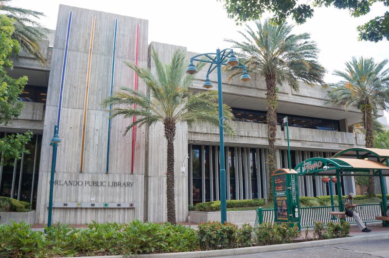 Orlando Public Library, Downtown Orlando Florida, April, 26, 2017 ...