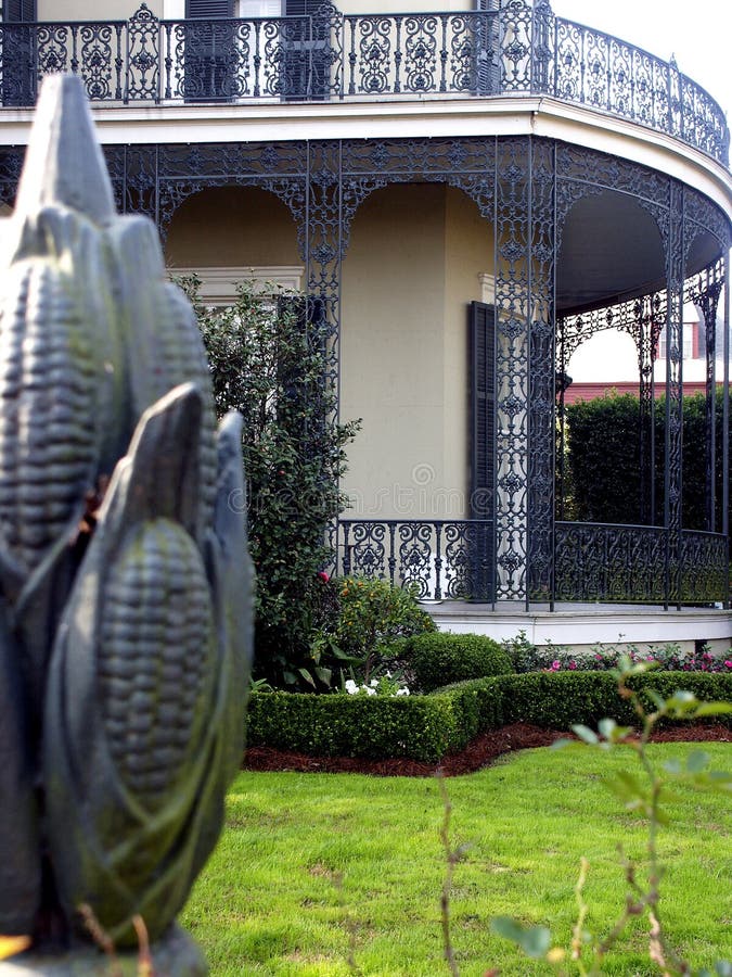 Orleans Trellis stock image. Image of fence, district, antebellum - 445735