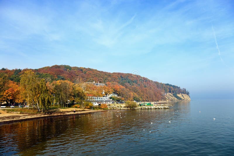 Autumn Cliff In Orlowo, Gdynia Poland Stock Image - Image of orlowo ...