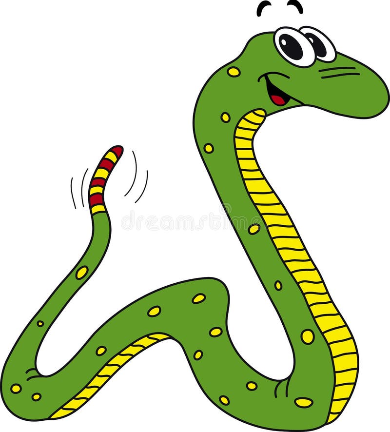 Orm vektor illustrationer. Illustration av tecken, komiker - 5398722