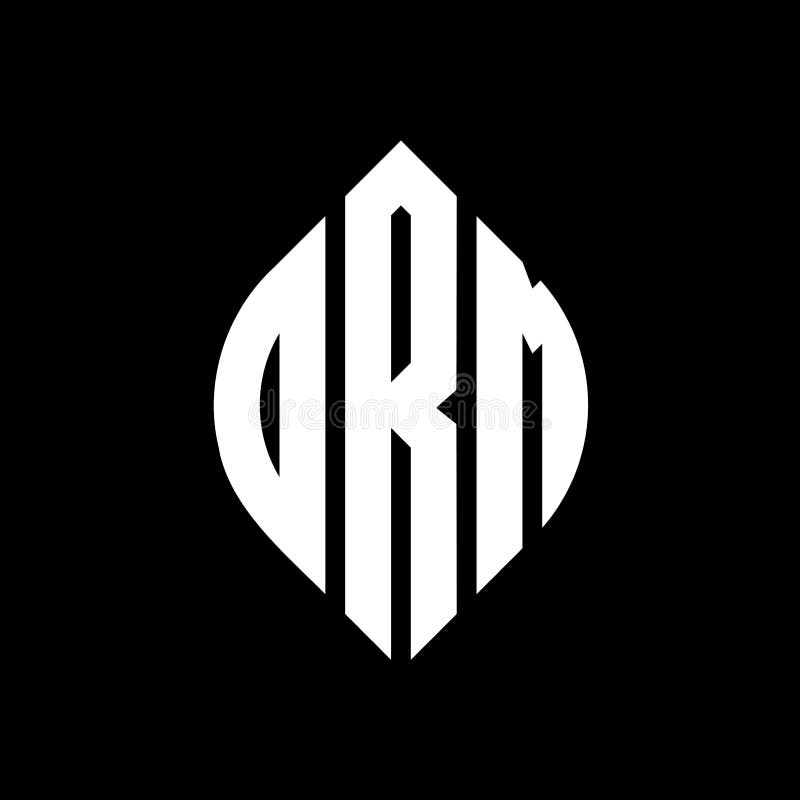 ORM Circle Letter Logo Design with Circle and Ellipse Shape. ORM ...