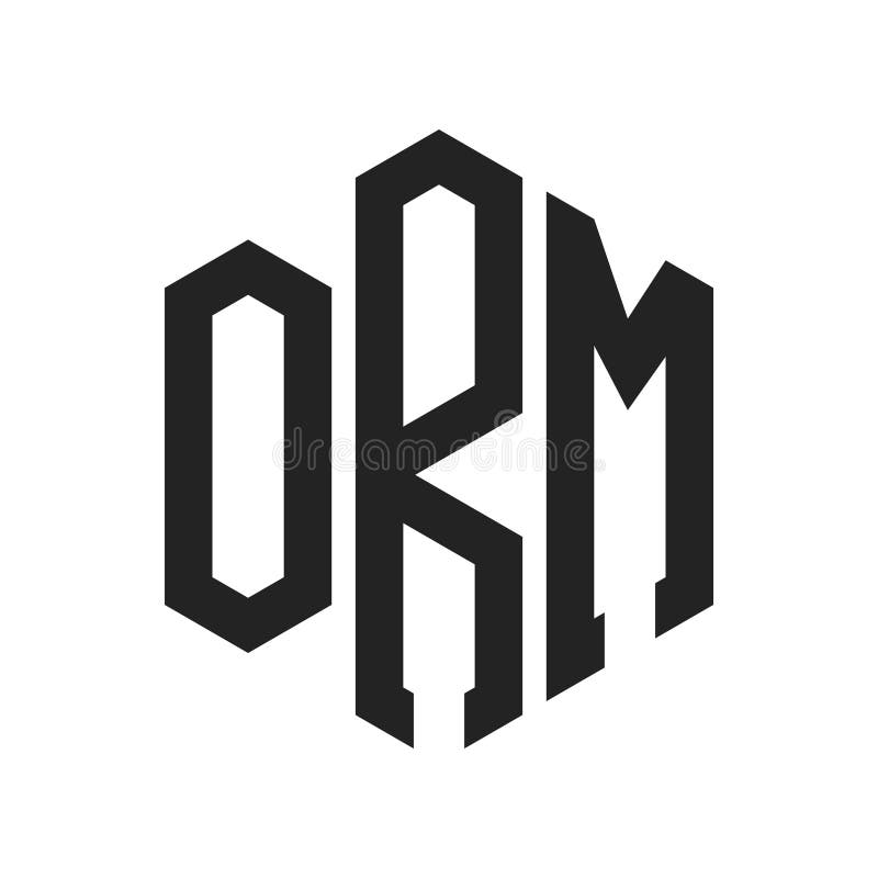 ORM Logo Design. Initial Letter ORM Monogram Logo Using Hexagon Shape ...