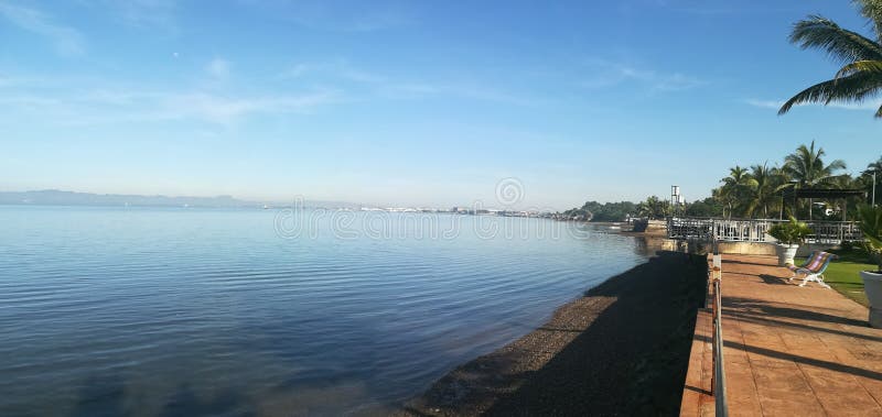 Ormoc Seashore Seen from Sabin Resort Hotel Ormoc Stock Photo - Image ...
