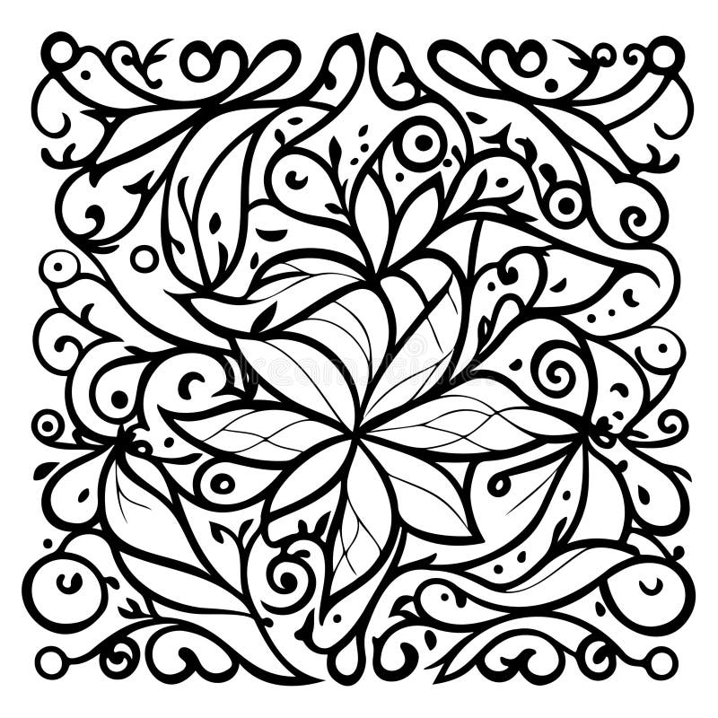 Ornament Batik Royal Design Icon Hand Draw Logo Symbol Perfect Stock ...