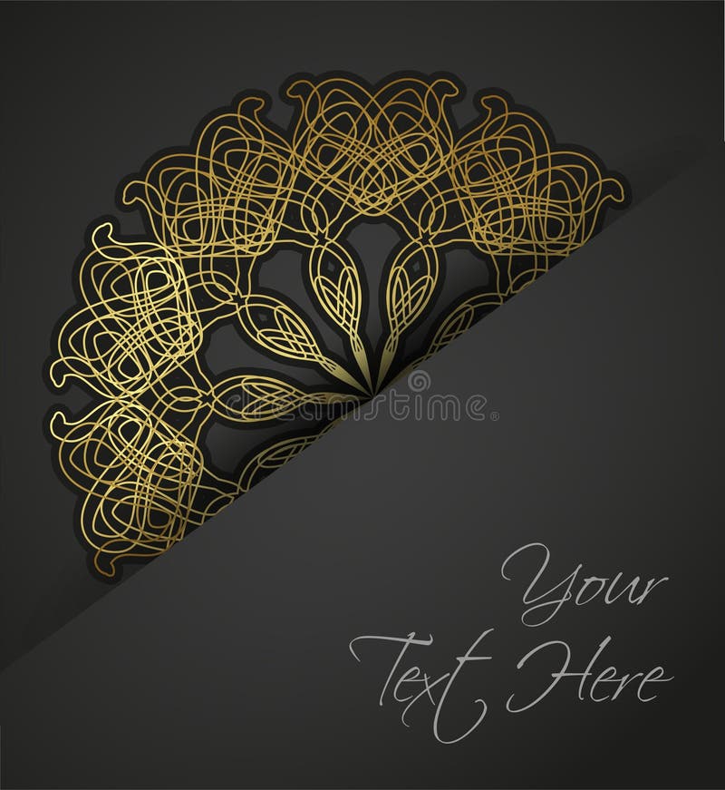 Ornament card stock vector. Illustration of greeting - 40841991