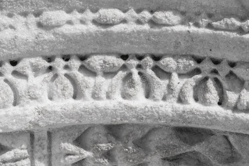 Ornament on a Fragment of a Marble Structural Element of an Ancient ...