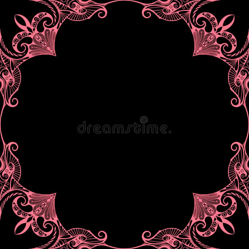 Black Border Round Corners Stock Illustrations – 499 Black Border Round ...