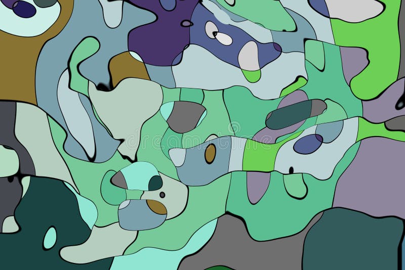 Ornament Graphics- Mathematic Pattern Stock Illustration - Illustration ...