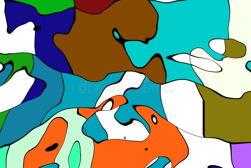 Ornament Graphics- Mathematic Pattern Stock Illustration - Illustration ...