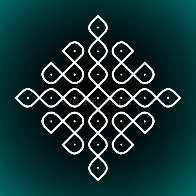 Kolam Vector Stock Illustrations – 1,629 Kolam Vector Stock ...