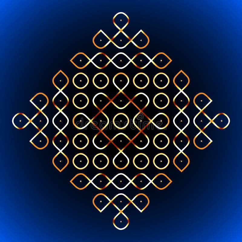 Kolam Vector Stock Illustrations – 1,725 Kolam Vector Stock ...