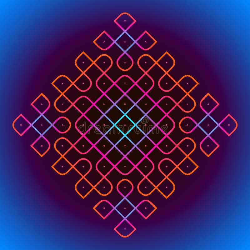 Kolam Vector Stock Illustrations – 1,620 Kolam Vector Stock ...