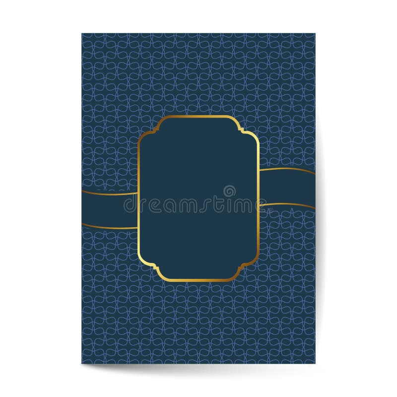 Ornament Pattern Page Cover Layouts for Wedding, Menu, Book Template ...