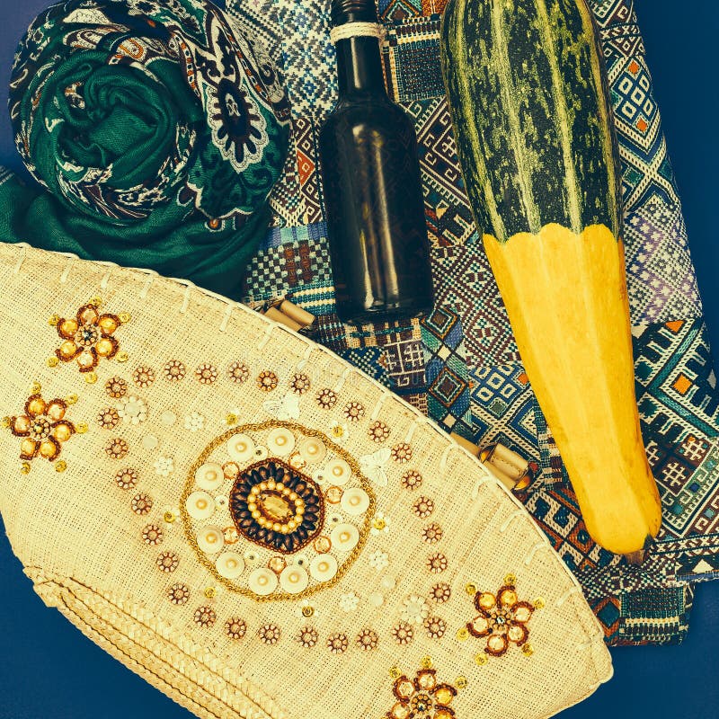 Ornament and Turkish Cucumber Stock Image - Image of backdrop, india ...