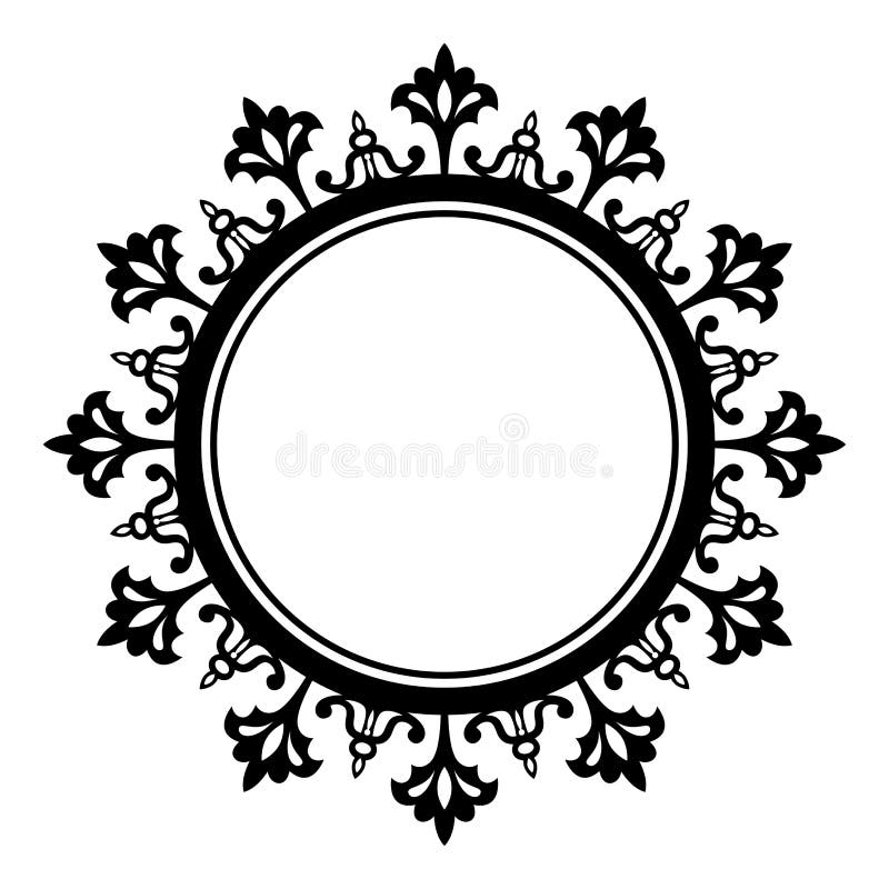 Ornamental Abstract Circular Design Element Stock Vector - Illustration ...