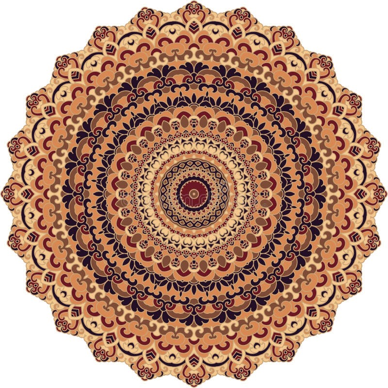 Ornamental Abstract Lace Pattern Stock Vector - Illustration of ...