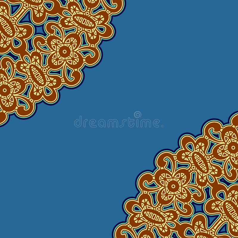 Ornamental background stock vector. Illustration of floral - 27855906