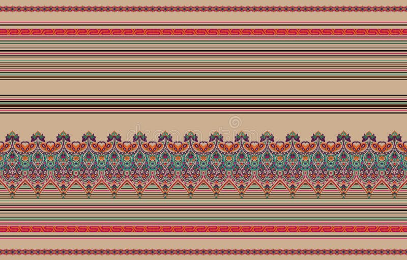 Ornamental Base Background Repeat All Over Floral Texture Multi Colored ...