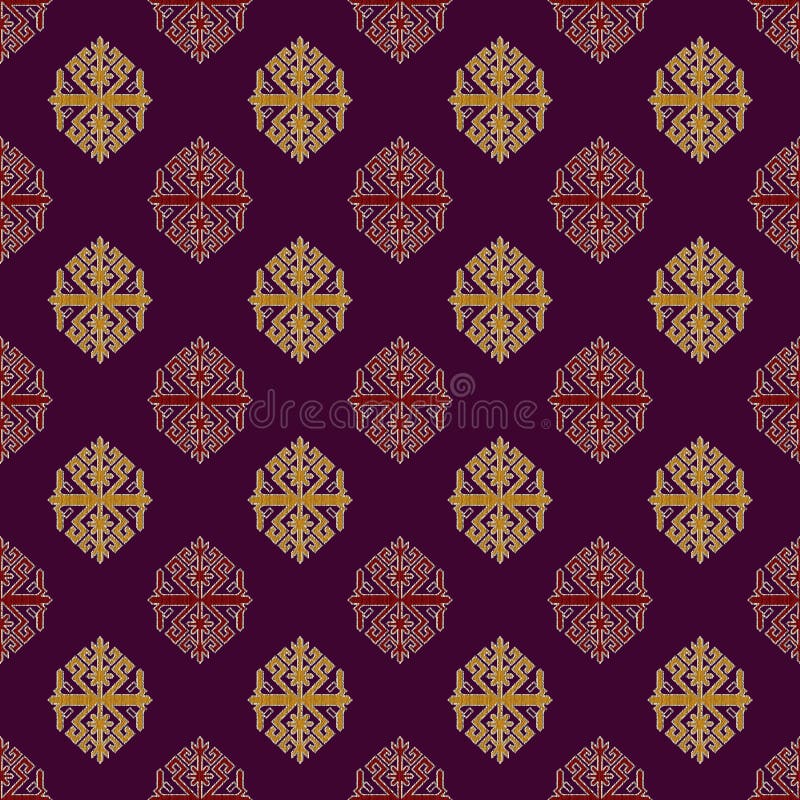 Ornamental Base Ethnic Textile Design Pattern Stock Illustration ...