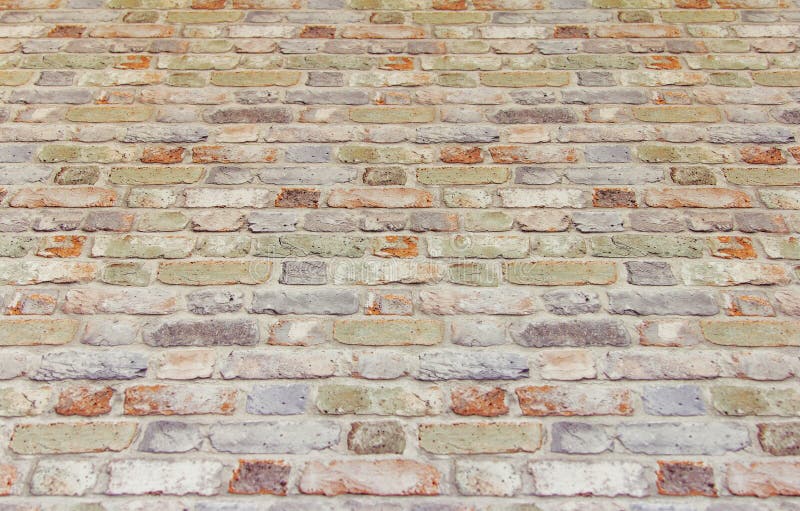 Ornamental Brick Wall Forms Part of Interior Stock Image - Image of ...