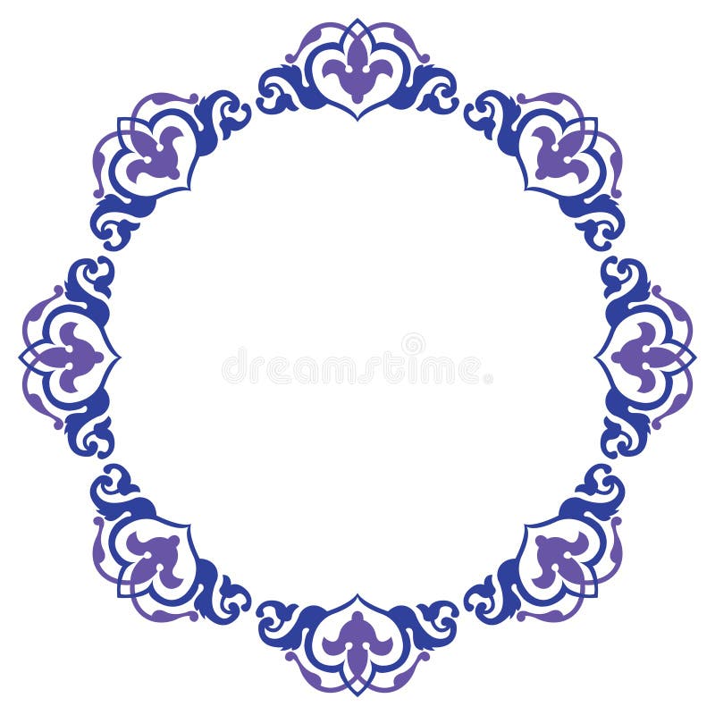 Ornamental circle design stock vector. Illustration of frame - 44519161