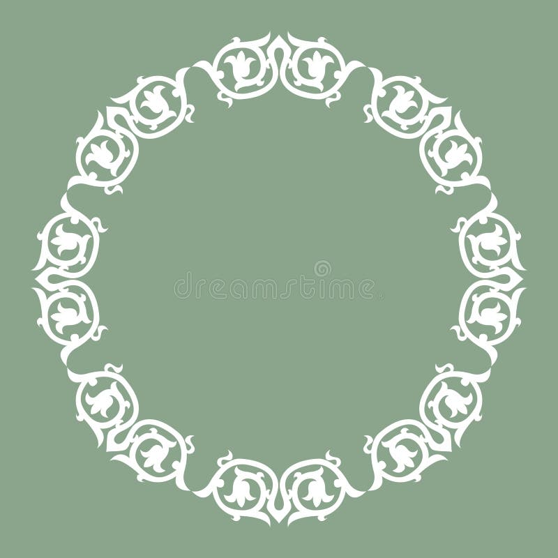 Ornamental circle design stock vector. Illustration of beautiful - 44518778