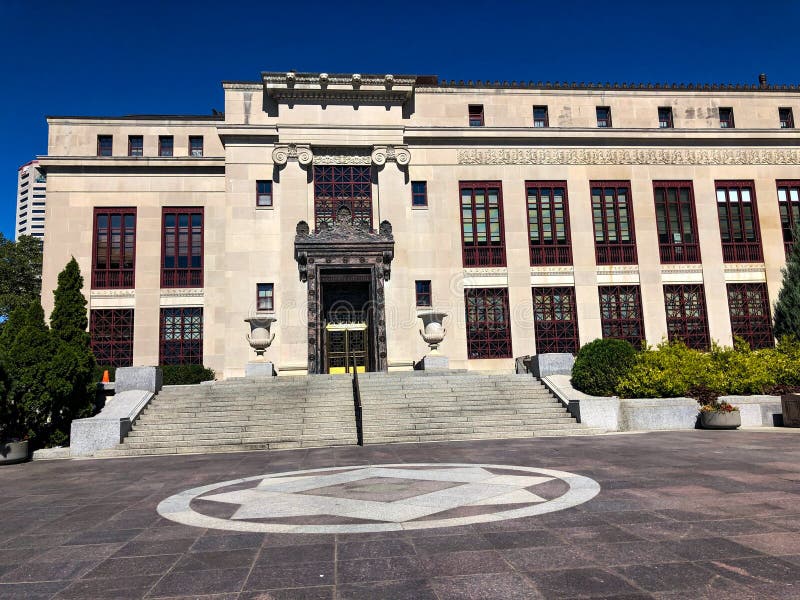 Ornamental City Hall Building in Downtown Columbus Stock Image - Image ...
