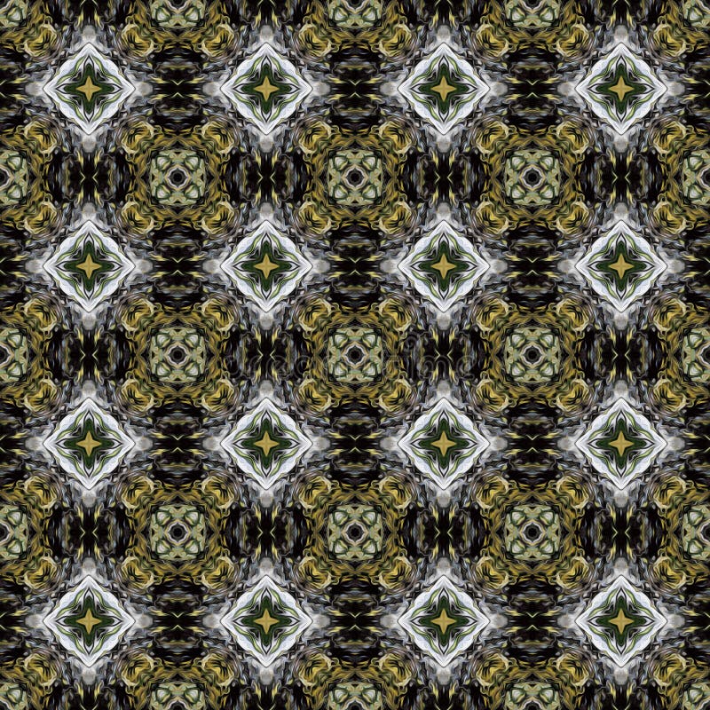 Ornamental Colourful Seamless High Resolution Pattern in White, Yellow ...