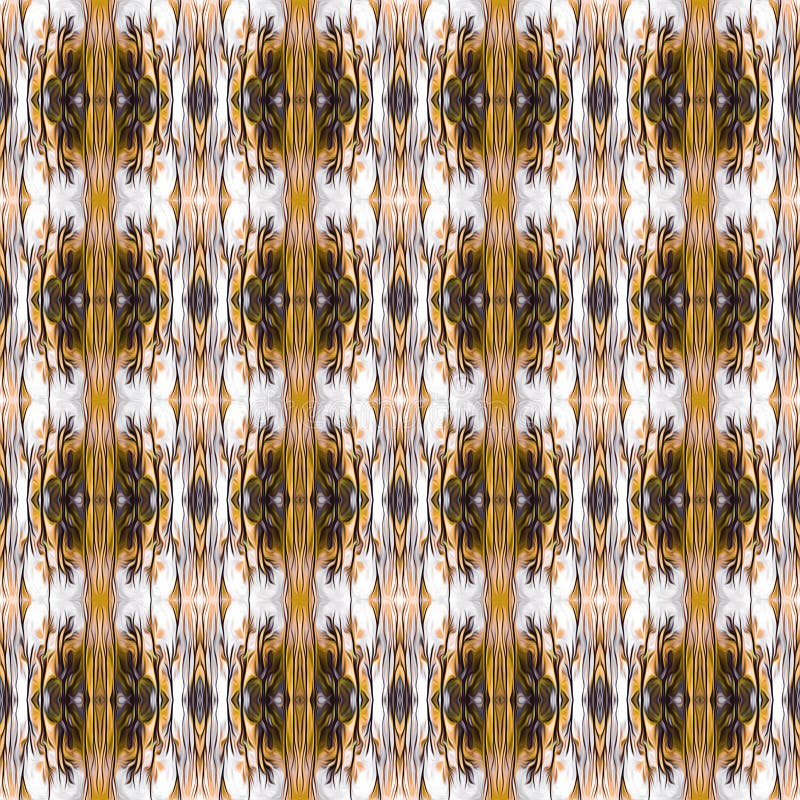 Ornamental Colourful Seamless High Resolution Pattern in White and ...