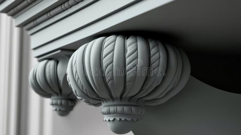 Ornamental Corbels Support Architectural Details in Building and ...